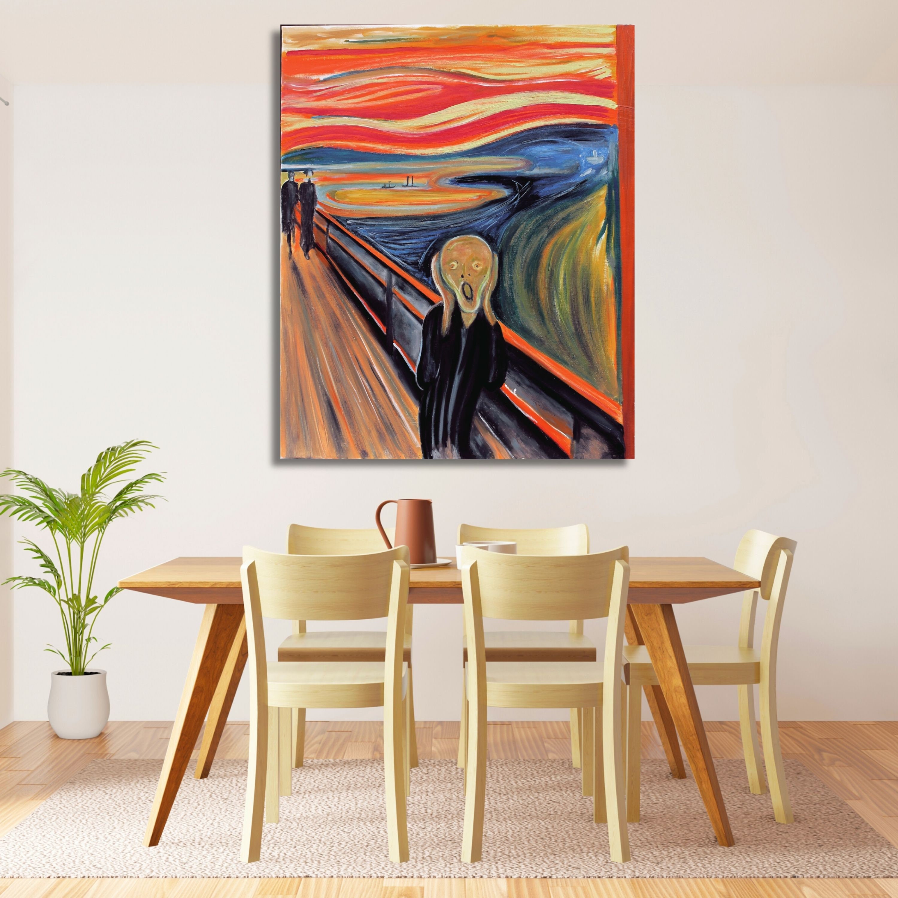 Edvard Munch's the Scream Painting 1893 National Gallery Norway, the ...