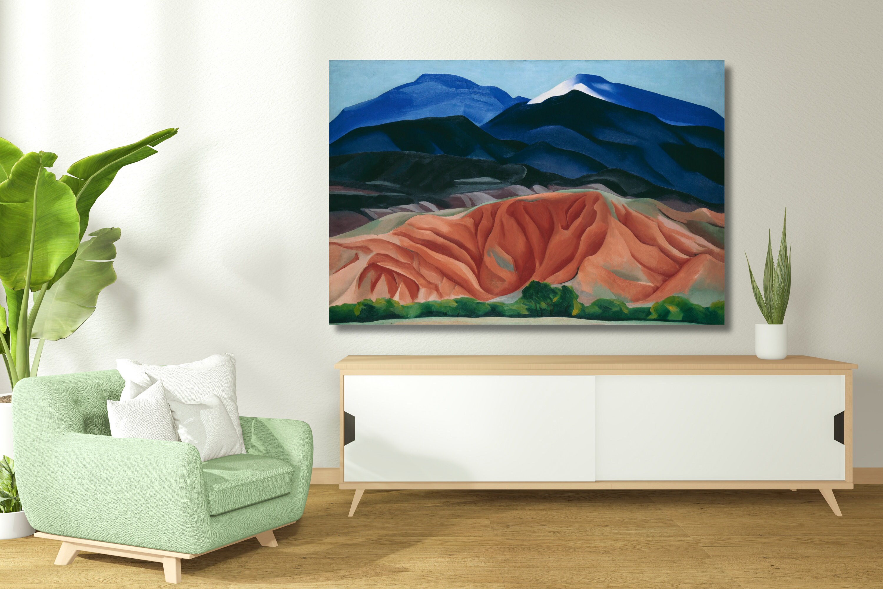 Georgia O'keeffe Paintings, Georgia O'keeffe Mountain Landscape Poster ...