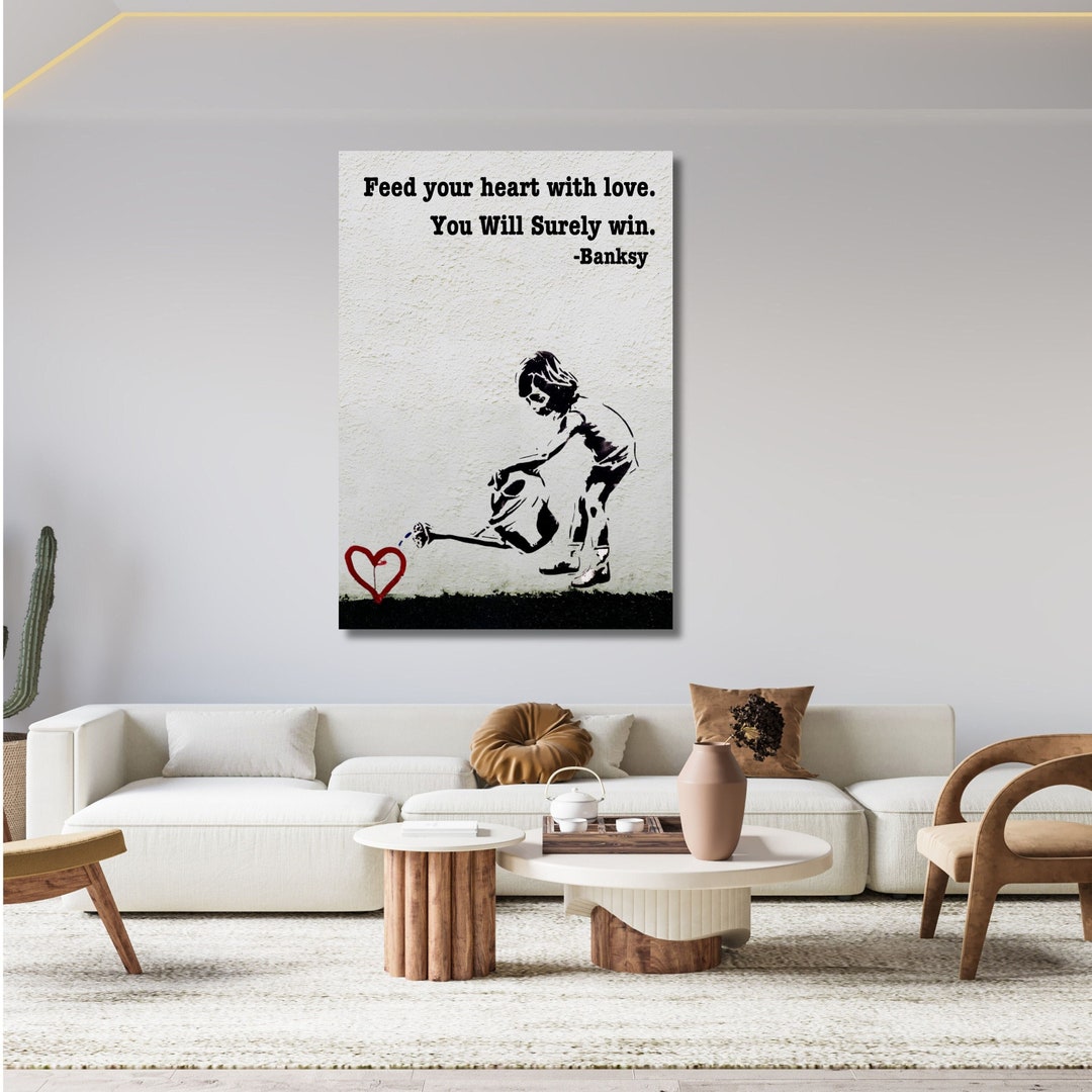 Banksy Canvas, Banksy Print, Banksy Art Print, Banksy Wall Art, Banksy ...