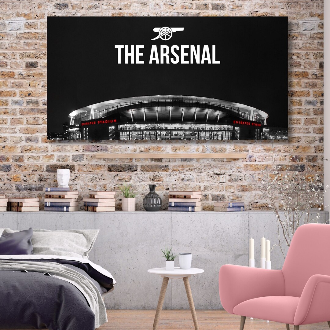 Emirates Arsenal Stadium Modern Home Decor Kids Room Man Cave Ready ...