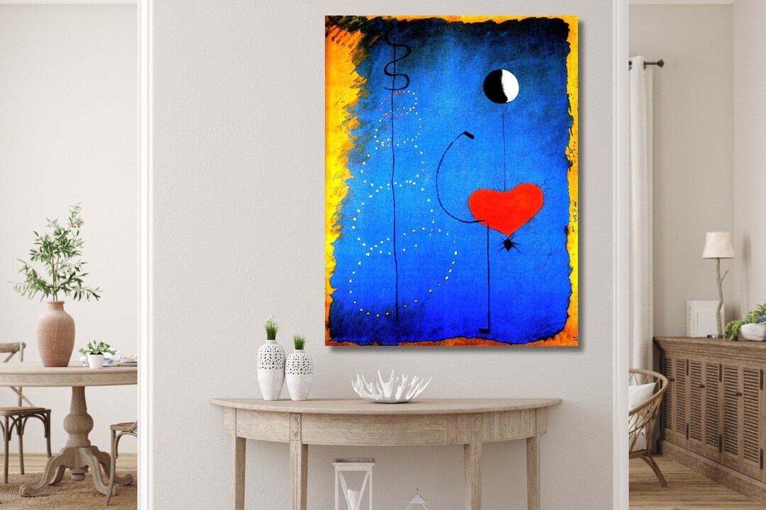 Dancer by Joan Miro Exhibition Dancer (1925) Canvas Wall Print Joan ...