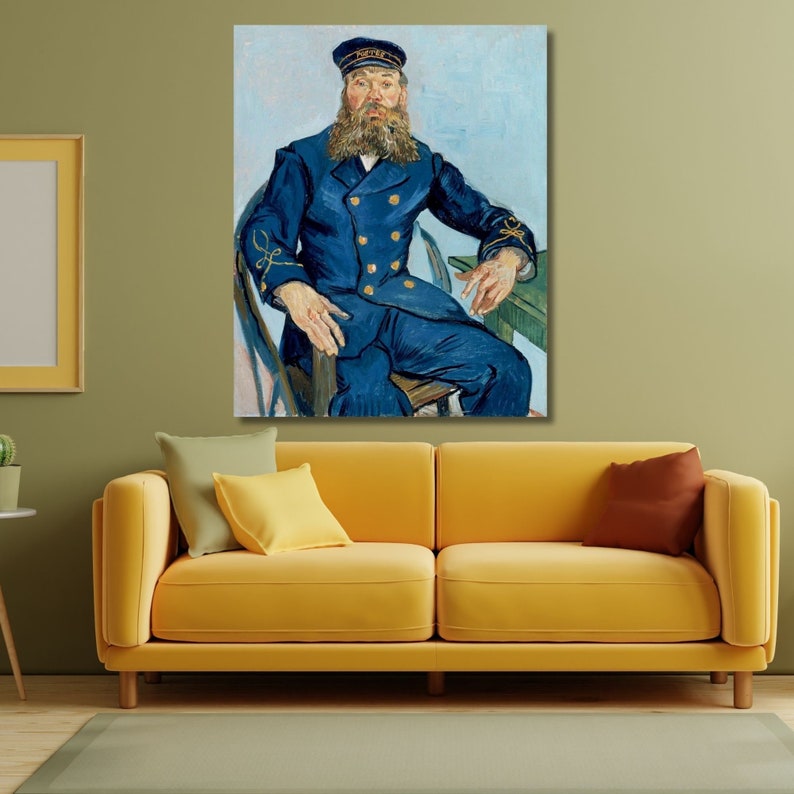 Vincent Van Gogh's Portrait of the Postman Joseph Roulin 1888 Famous ...