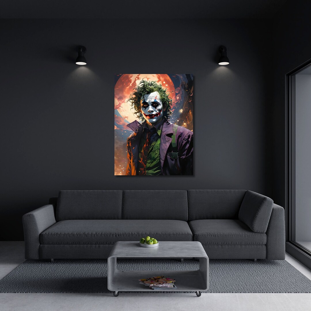 Joker Gift Canvas Poster, Joker Perfect Canvas Paintings ,joker Canvas ...