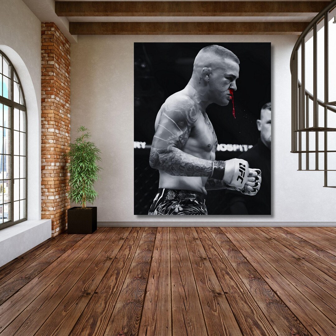 Dustin Poirier Blood Poster,ufc 302 Islam Makhachev Vs. Dustin Poirier ...