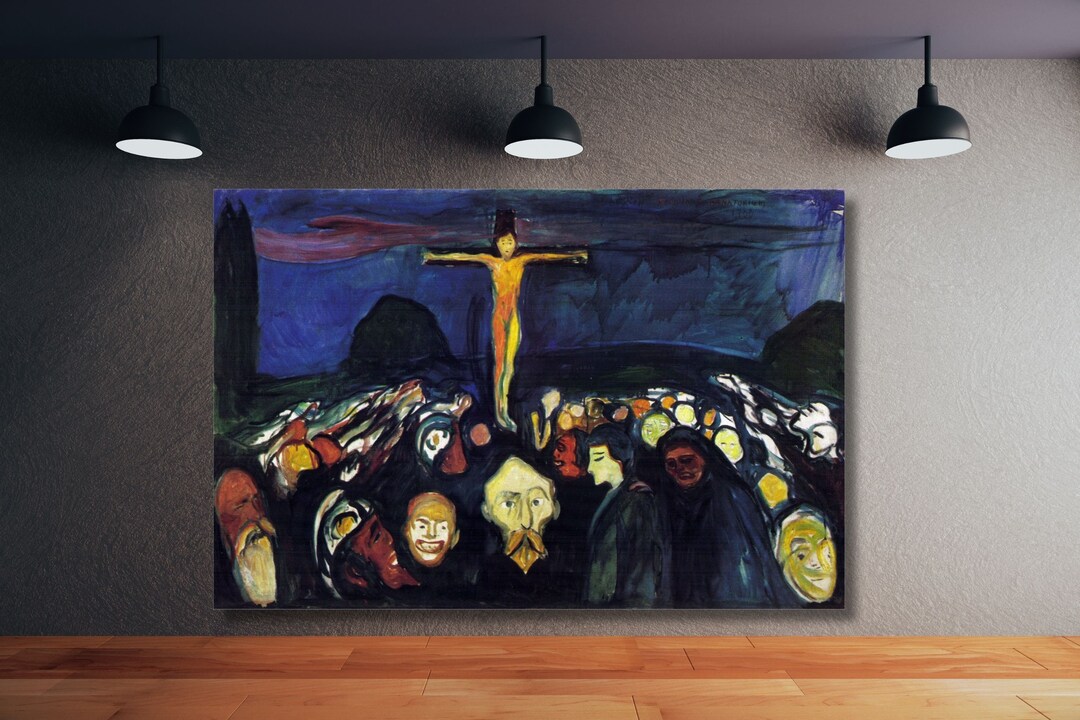 Edvard Munch Golgotha 1900 Canvas Print Wall Art,munch Print,edvard ...