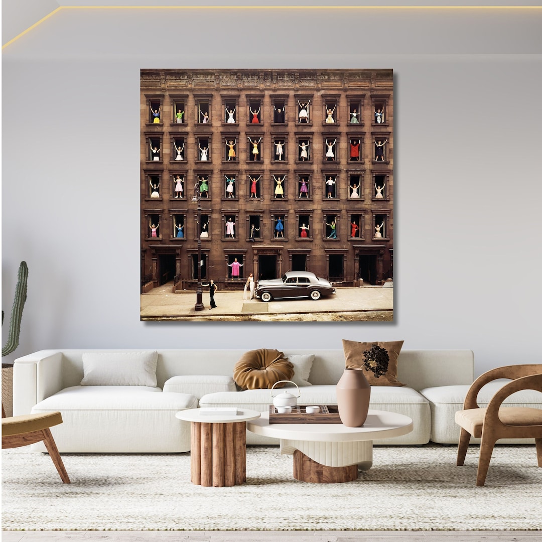 Ormond Gigli Girls in the Windows Canvas,ormond Gigli Canvas Wall Art,new York City, Models in ...