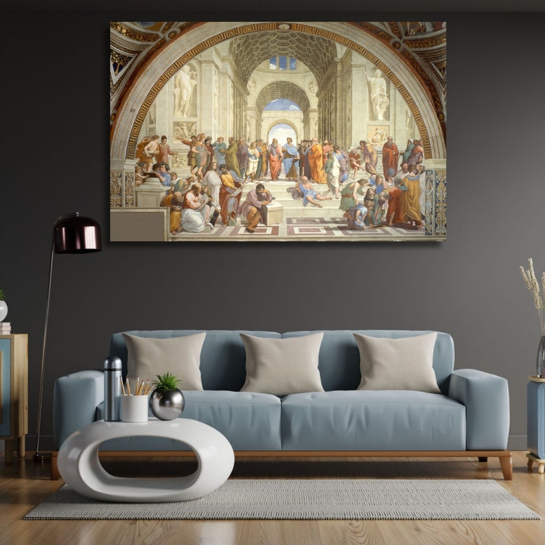 Raphael the School of Athens Art Print,renaissance Art, Raffaello ...