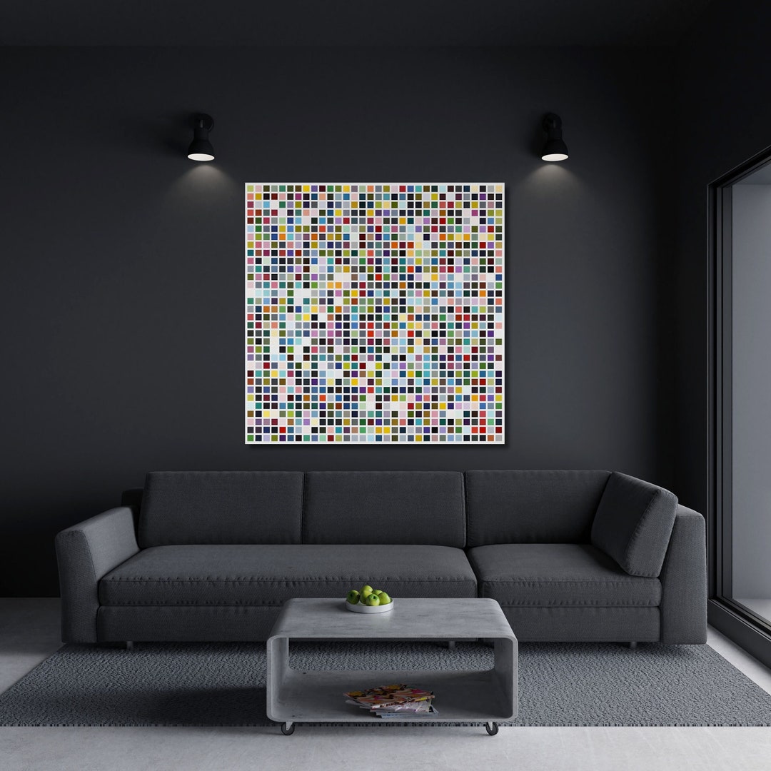 Gerhard Richter 1024 Colours Ready to Hang Canvas,1024 Colours Wall Art ...