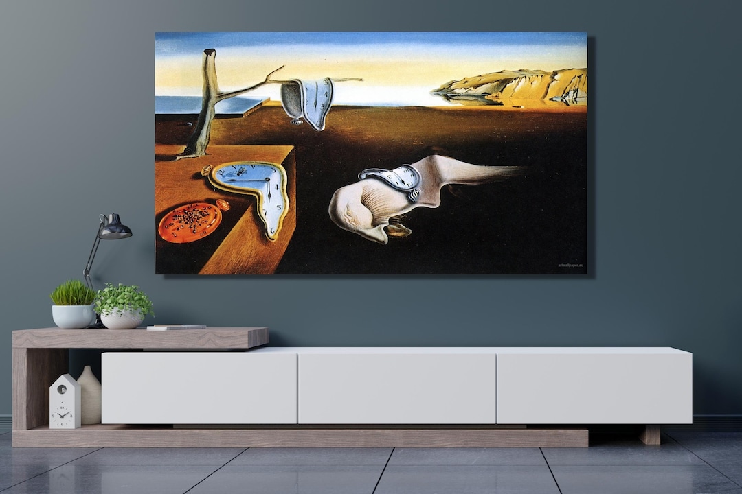 Salvador Dali the Persistence of Memory Poster 1931, Salvador Dali ...