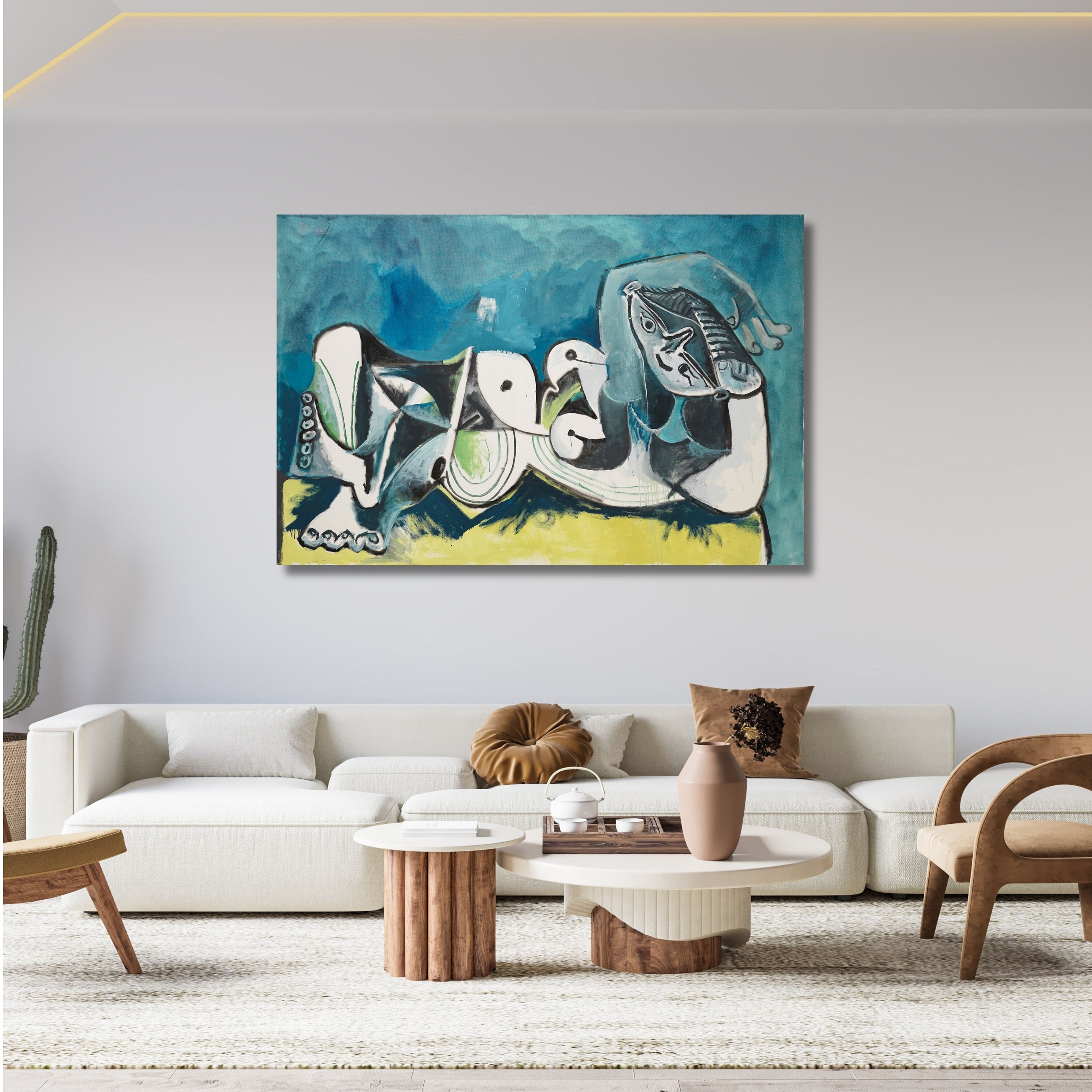 Pablo Picasso Canvas Ready to Hang Canvas Wall Artpicasso - Etsy