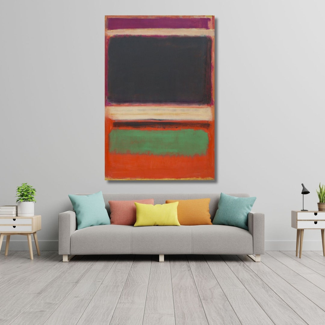 Mark Rothko Canvas Wall Print,modern Wall Art,reproduction,mark Rothko ...