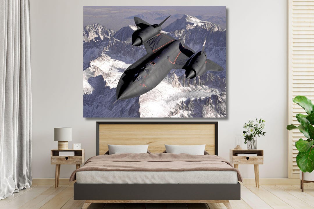 Lockheed_sr-71_blackbird Jet Canvas Wall Art,lockheed SR-71 Blackbird Poster,jet Canvas Wall Art ...
