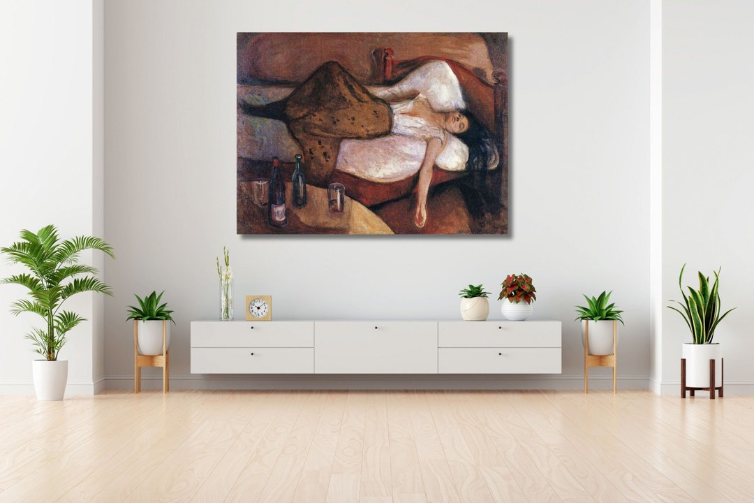 Edvard Munch the Day After Art Canvas Print Wall Art,munch Print,edvard ...