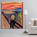 Edvard Munch's the Scream Painting 1893 National Gallery Norway, the ...