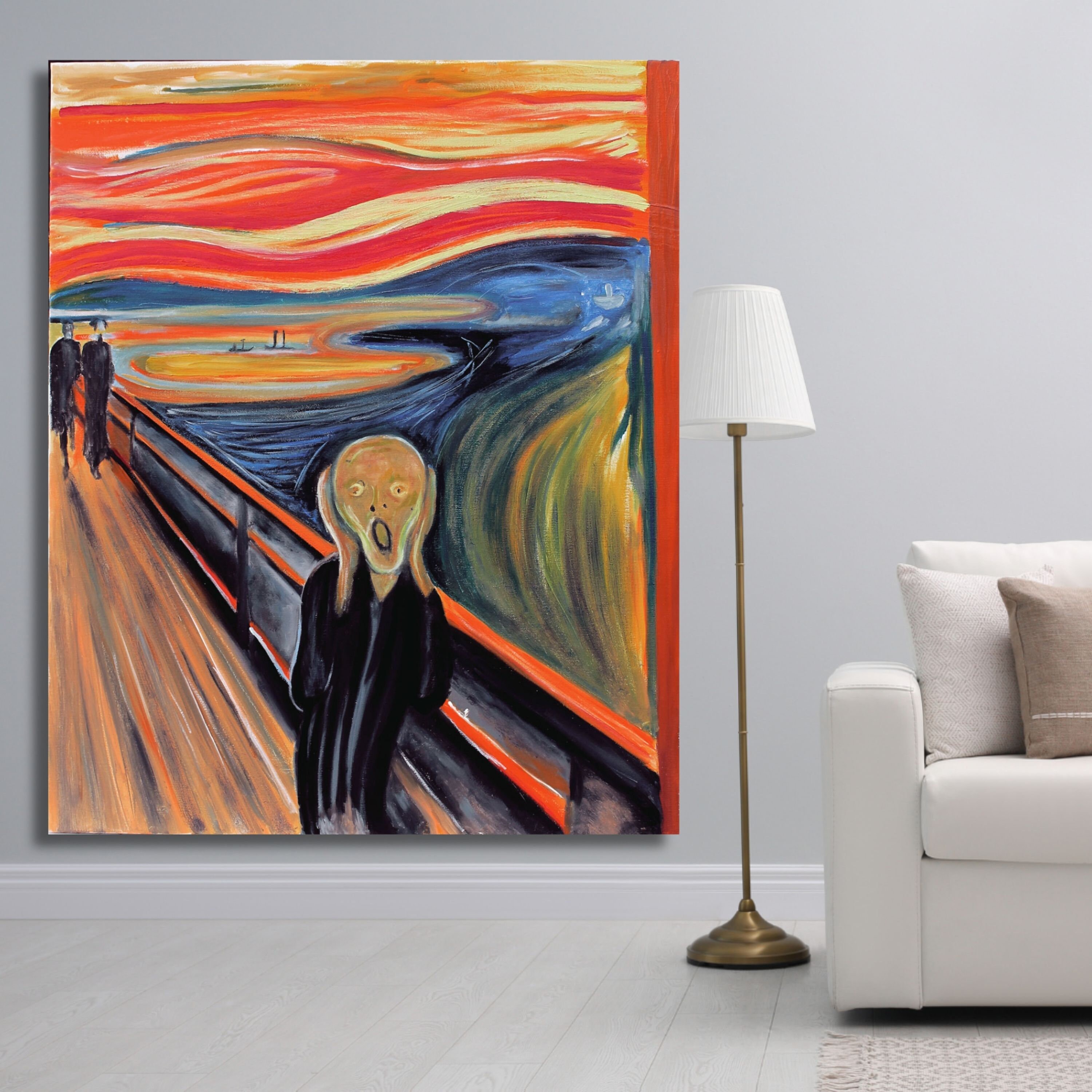 Edvard Munch's the Scream Painting 1893 National Gallery Norway, the ...