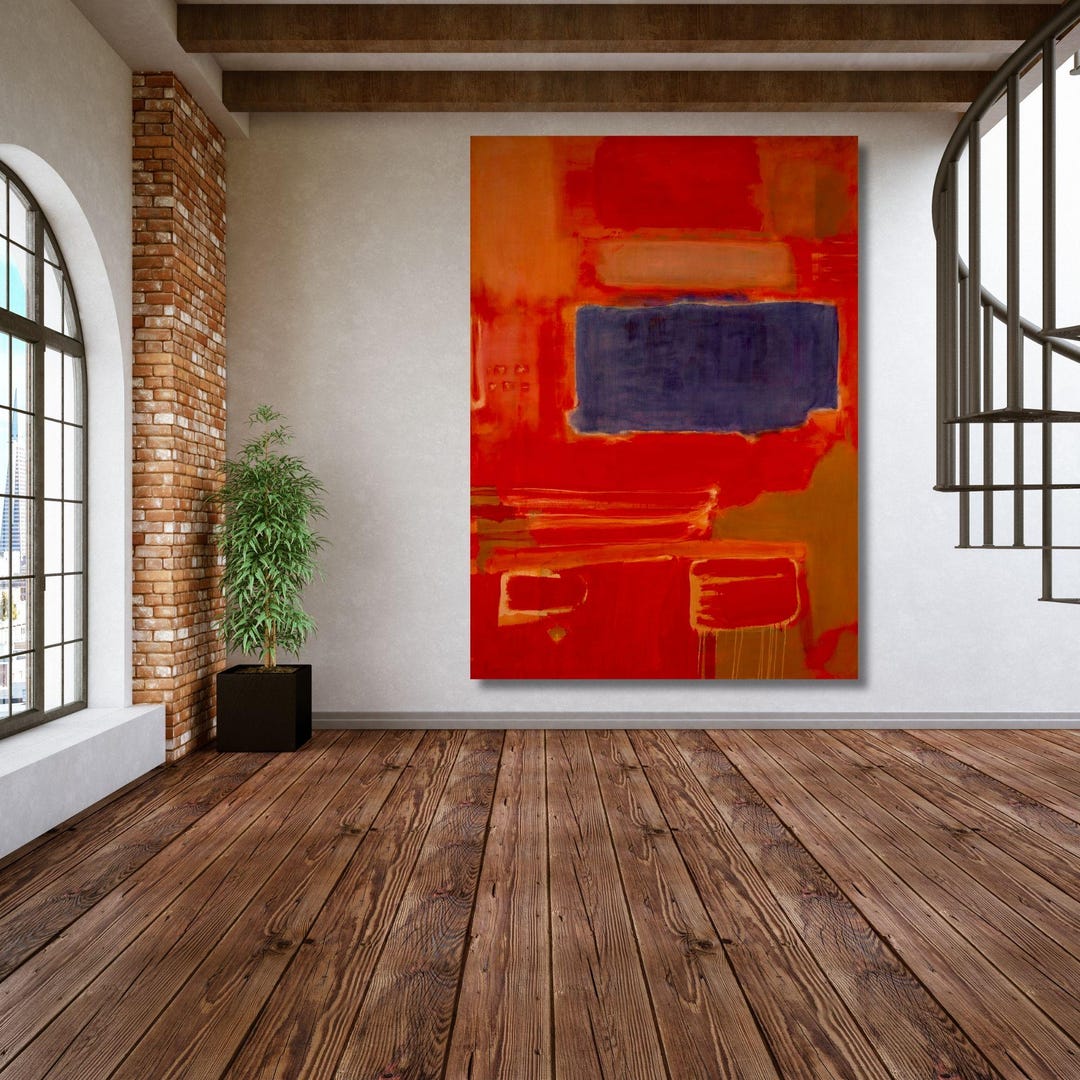 Mark Rothko Canvas Wall Print,modern Wall Art,mark Rothko Print, Rothko ...
