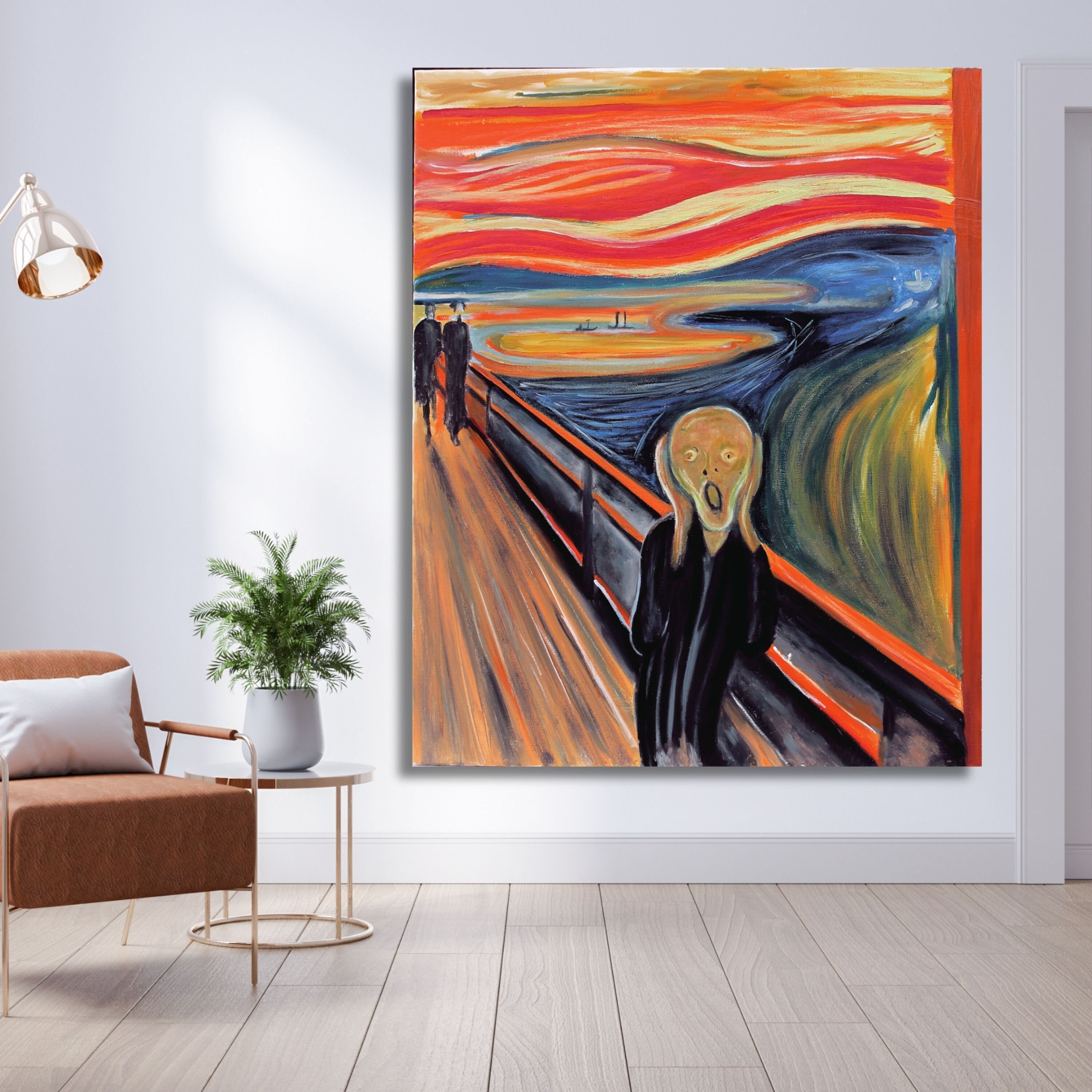 Edvard Munch's the Scream Painting 1893 National Gallery Norway, the ...