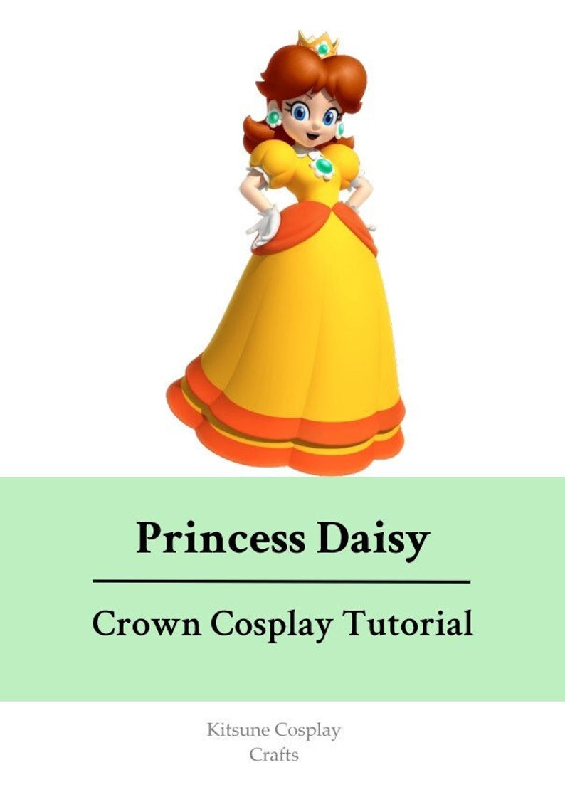 Princess Daisy Crown Pattern and Tutorial - Etsy