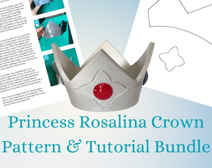 A4 DIY Printable Crown Templates to Make Foam Crowns - Etsy Canada