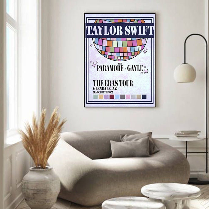 The Eras Tour Poster, Taylor Poster, Minimalist Vintage Music Poster ...