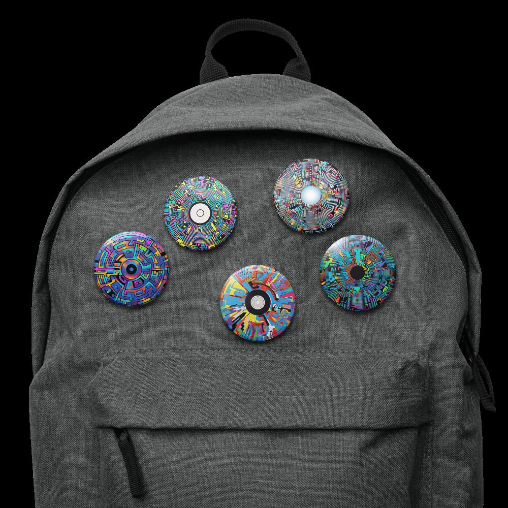 Nanogen cd Pins 2000s Nostalgy Vibrant Set 5 Pieces - Etsy