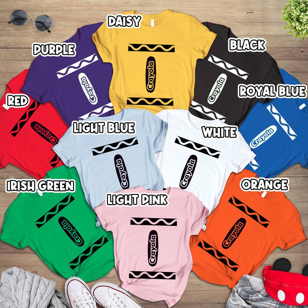 Crayon Halloween Costume Shirt, Crayon Matching Halloween Costume ...
