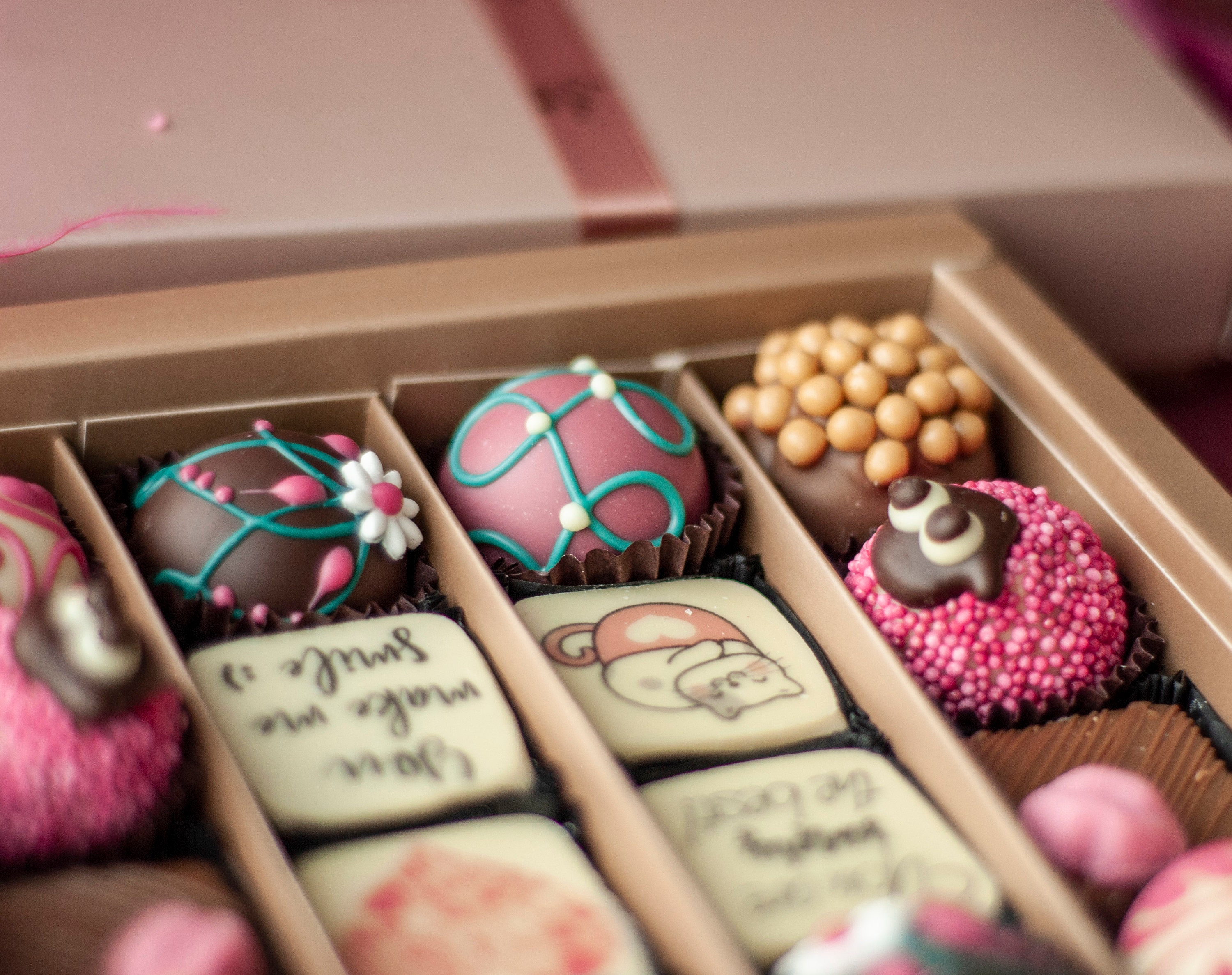 Special Chocolate Gift Box for Beloved, Artisanal Handmade Luxury ...