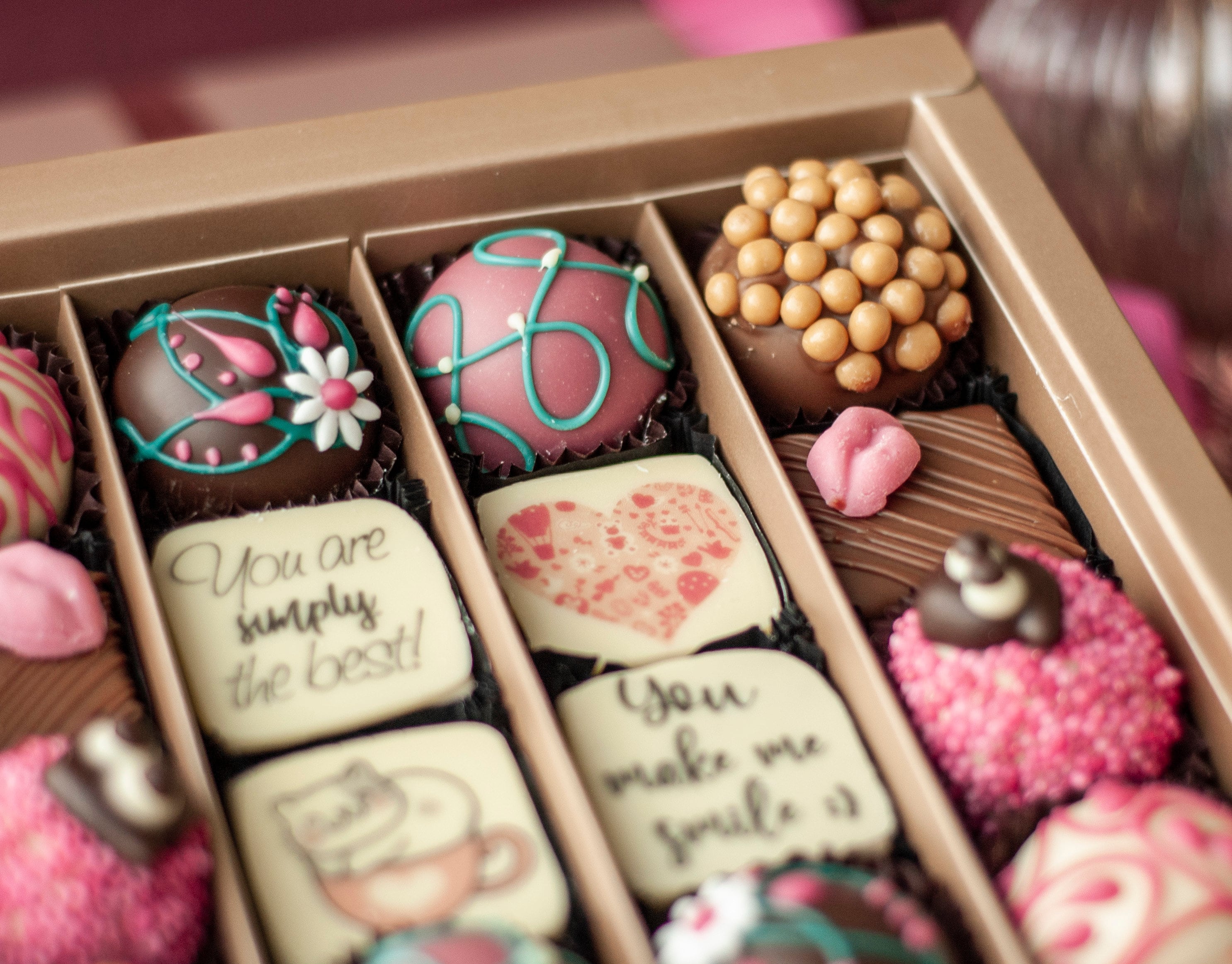 Special Chocolate Gift Box for Beloved, Artisanal Handmade Luxury ...