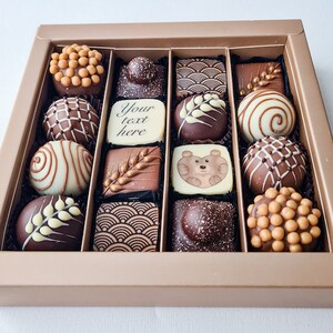 Handmade Chocolate Favor Box Luxury Gourmet Present Gift Set for ...