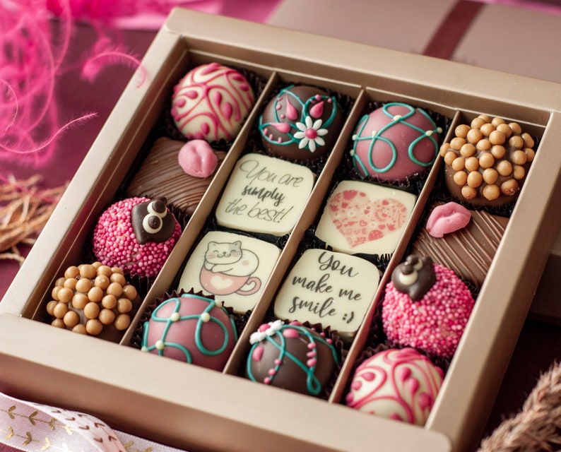 Special Chocolate Gift Box for Beloved, Artisanal Handmade Luxury ...