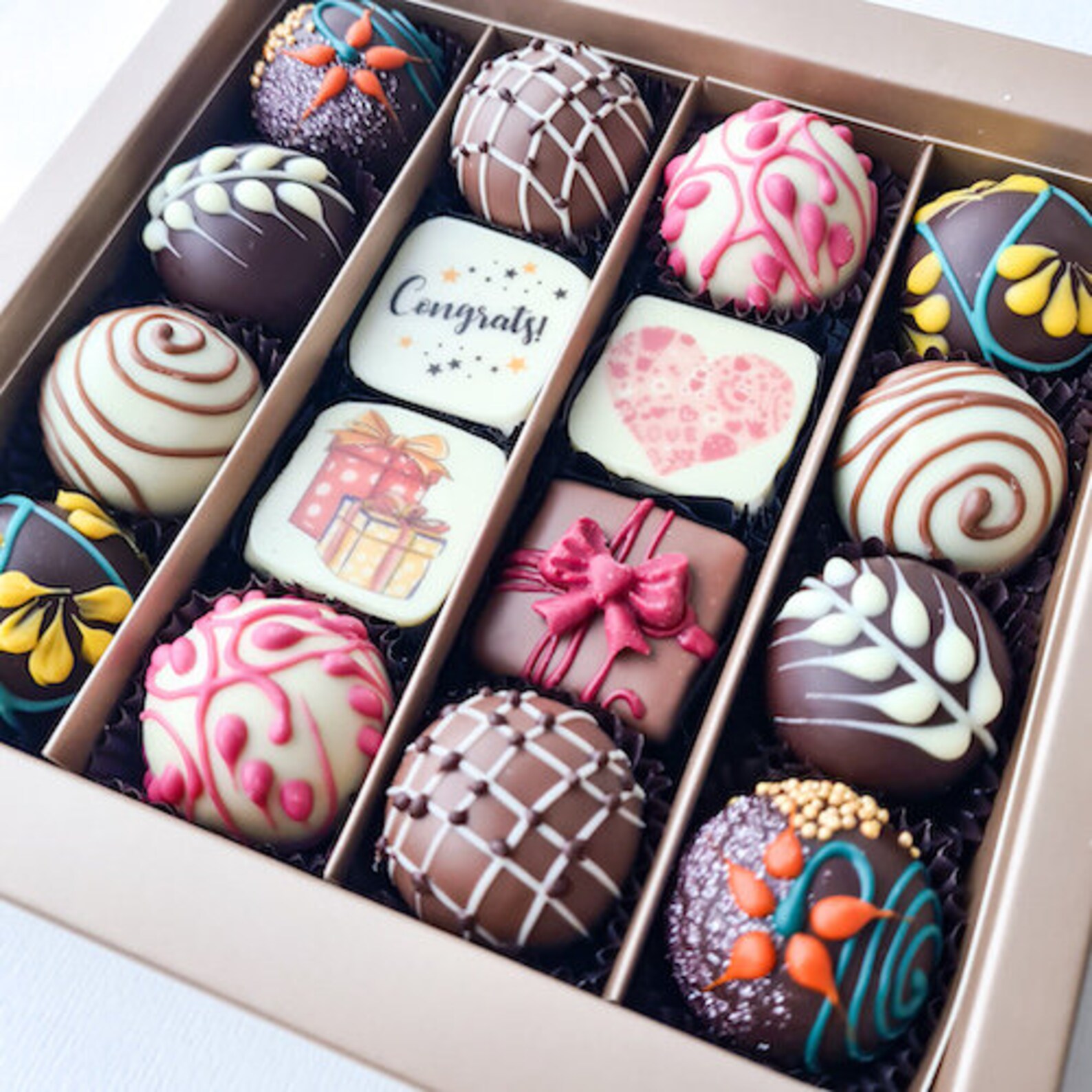 Birthday Congratulation Chocolate Gift Idea Happy Birthday Favor ...