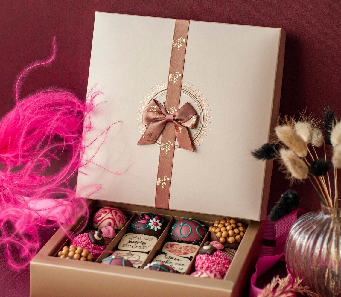 Special Chocolate Gift Box for Beloved, Artisanal Handmade Luxury ...