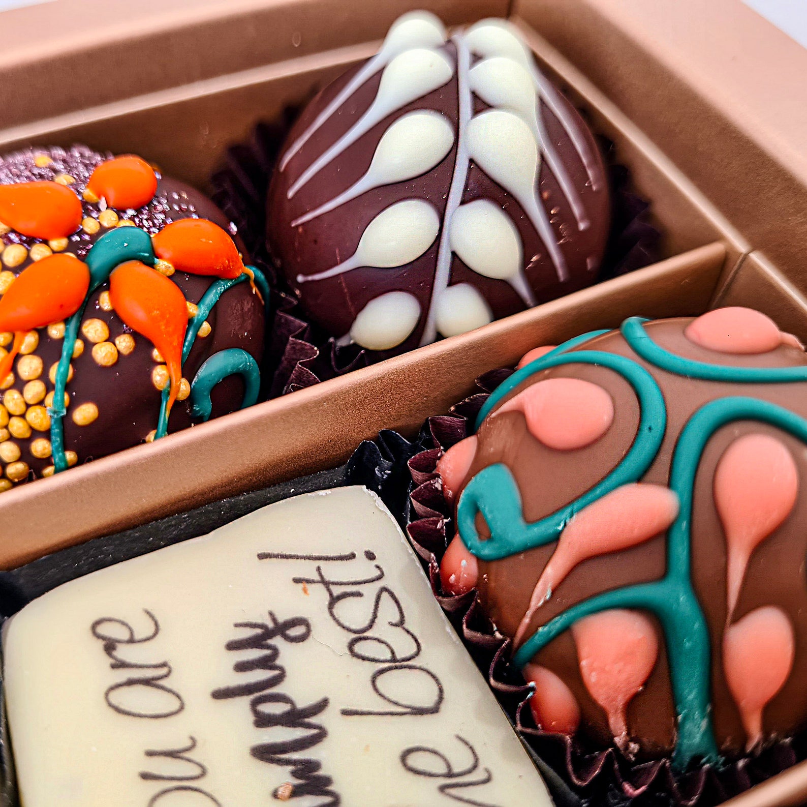 Complement Gift Box, Gratitude, Thank You Wishes, Luxury Truffles Set ...