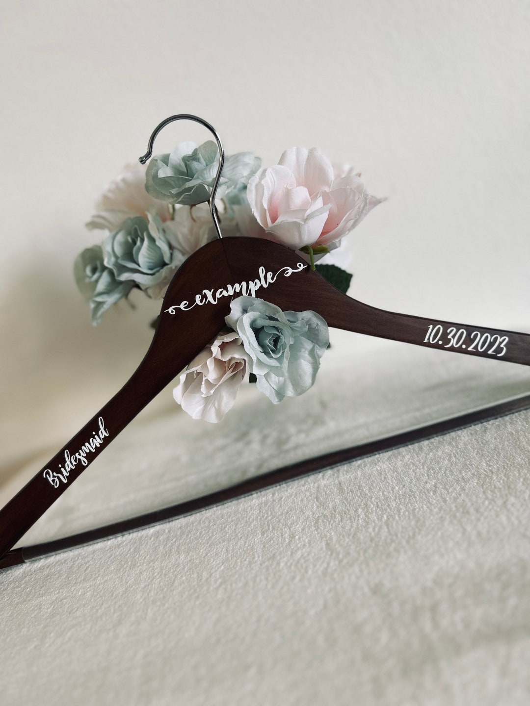 Set of 10 Personalized Wooden Hangers, Custom Hangers, Gifts for ...