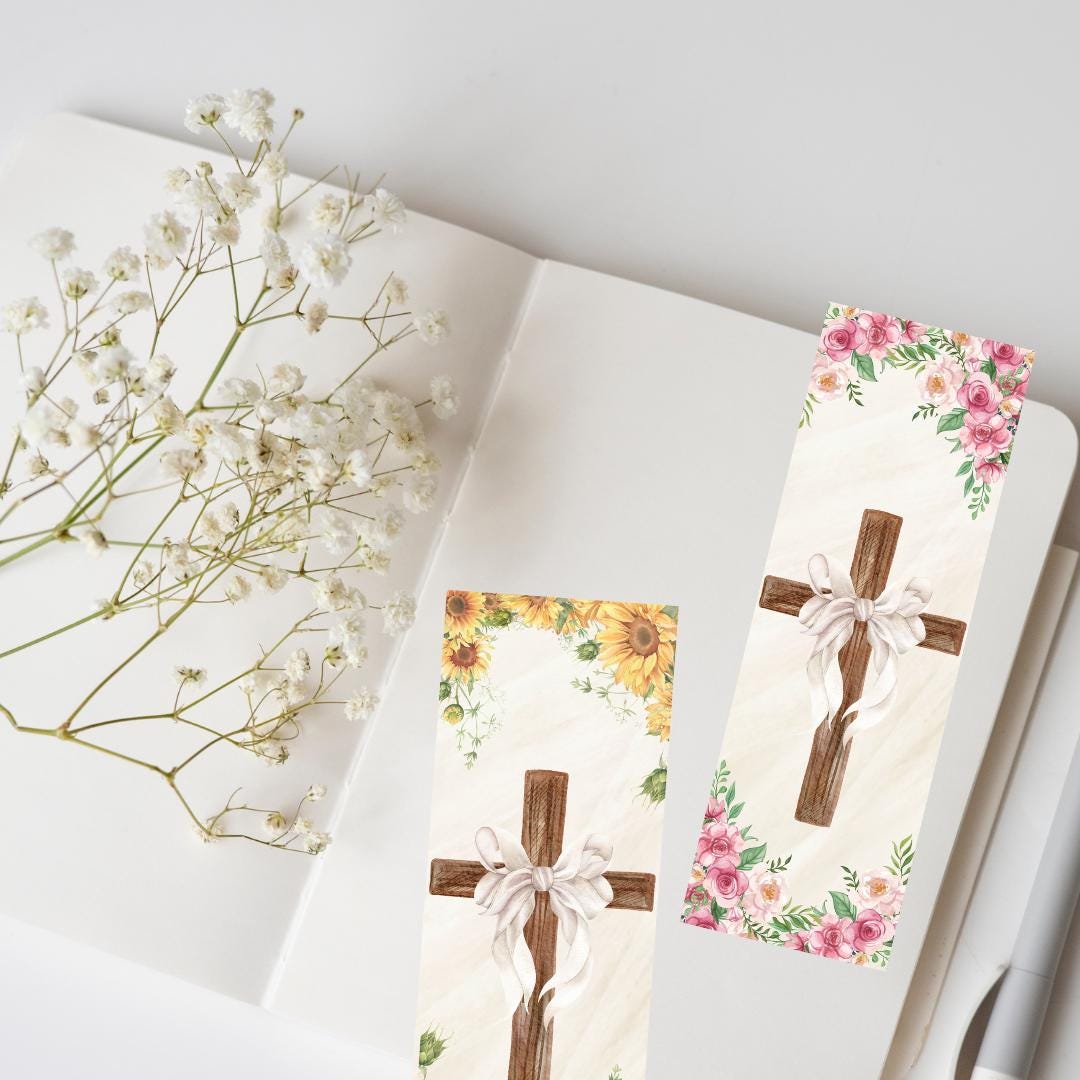 Printable Christian Easter Bookmarks Watercolor Bookmark Download True ...