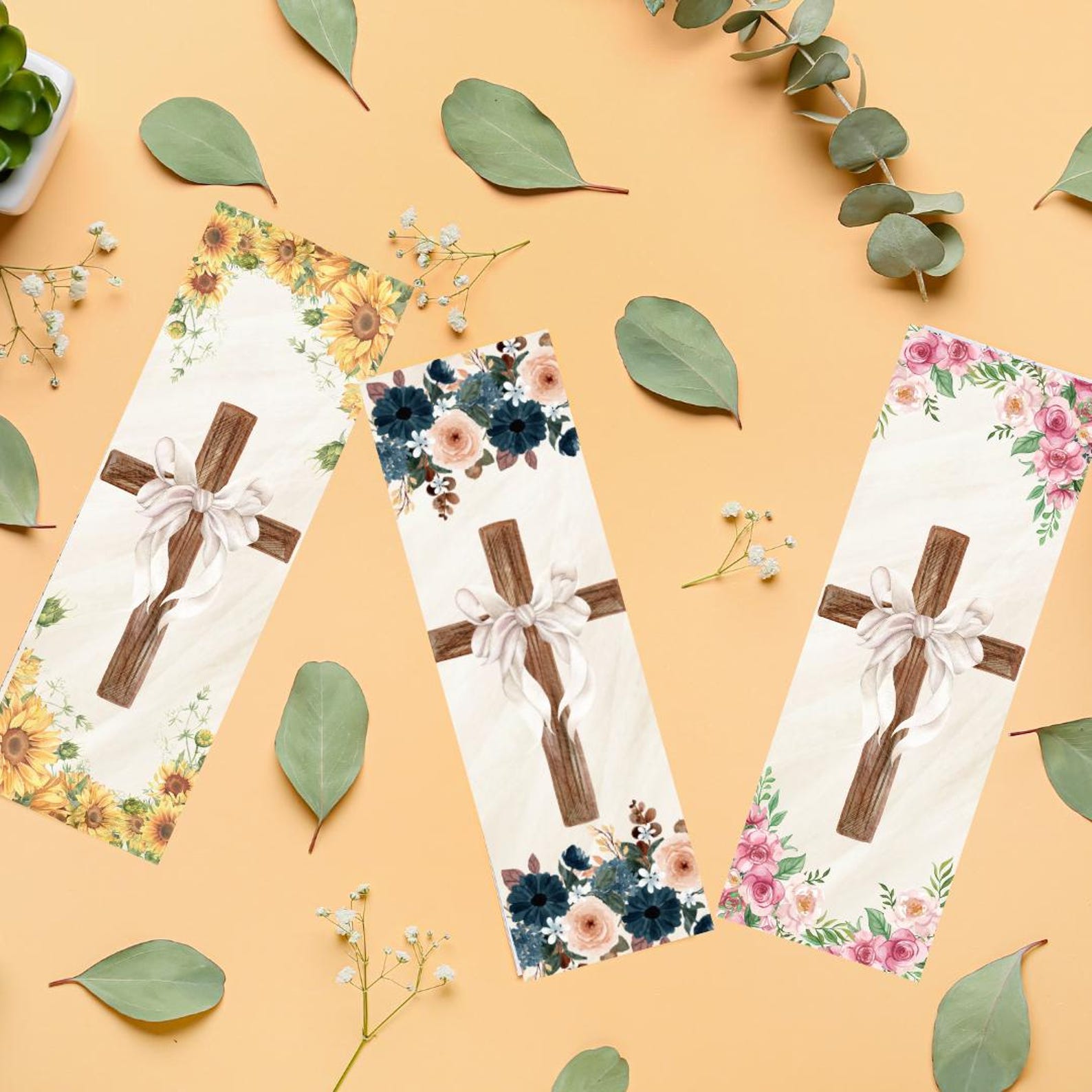 Printable Christian Easter Bookmarks Watercolor Bookmark Download True ...