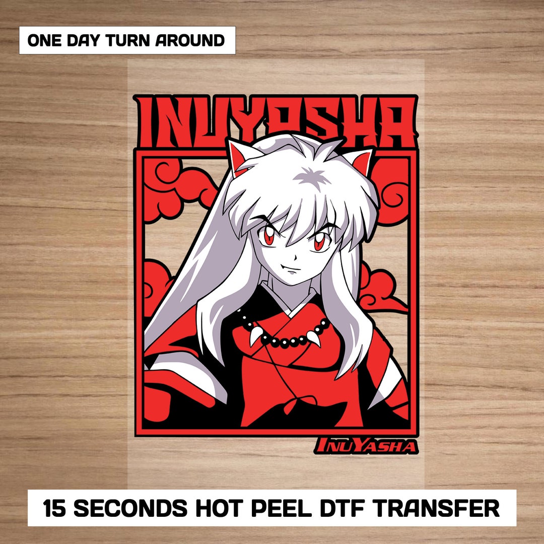 Anime DTF Transfer Anime Tshirt Design Iron on Transfer Dtf Transfer ...