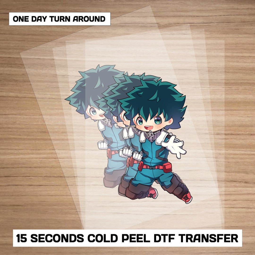 Anime DTF Transfer Anime Tshirt Design Iron on Transfer Dtf Transfer ...