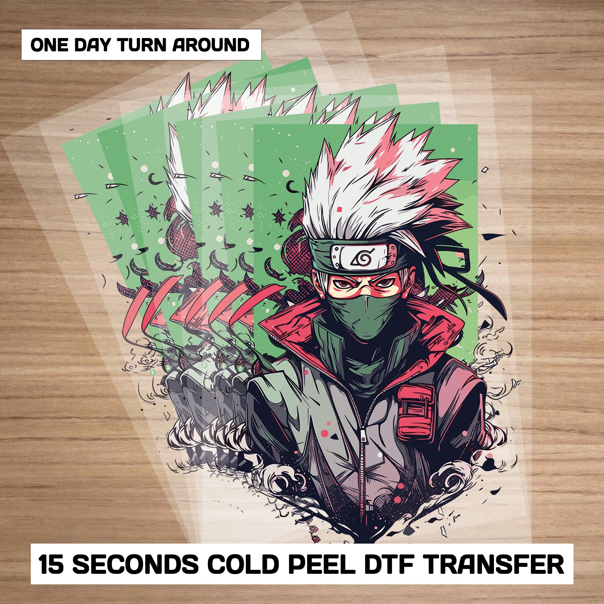 Anime DTF Transfer Commercial Use Ready to Press Transfer Heat Transfer ...