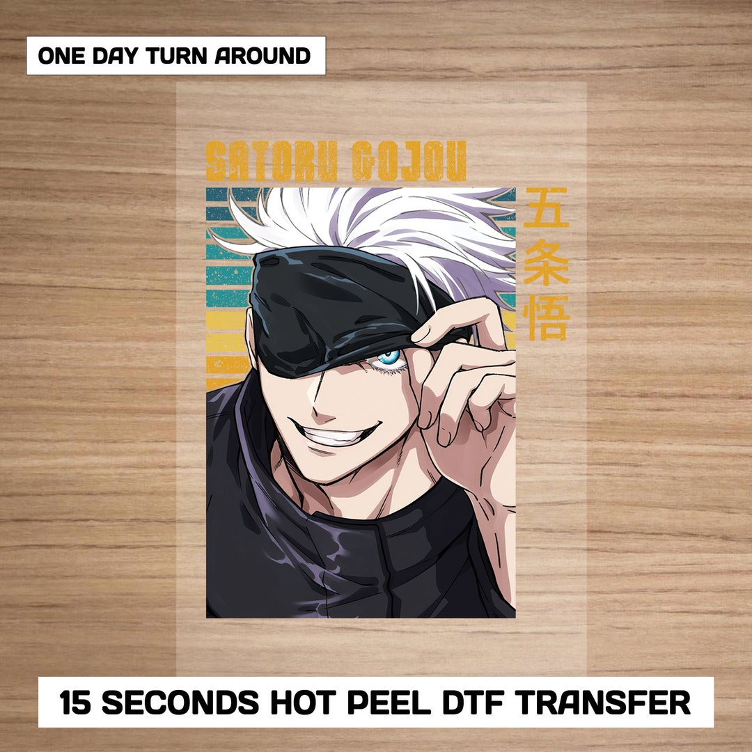Anime DTF Transfer Anime Tshirt Design Iron on Transfer Dtf Transfer ...