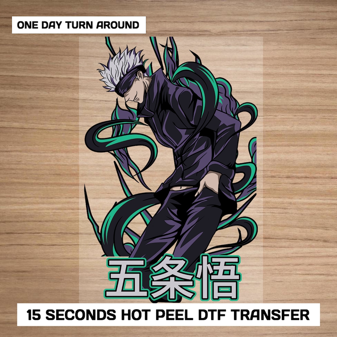 Anime DTF Transfer Anime Tshirt Design Iron on Transfer Dtf Transfer ...