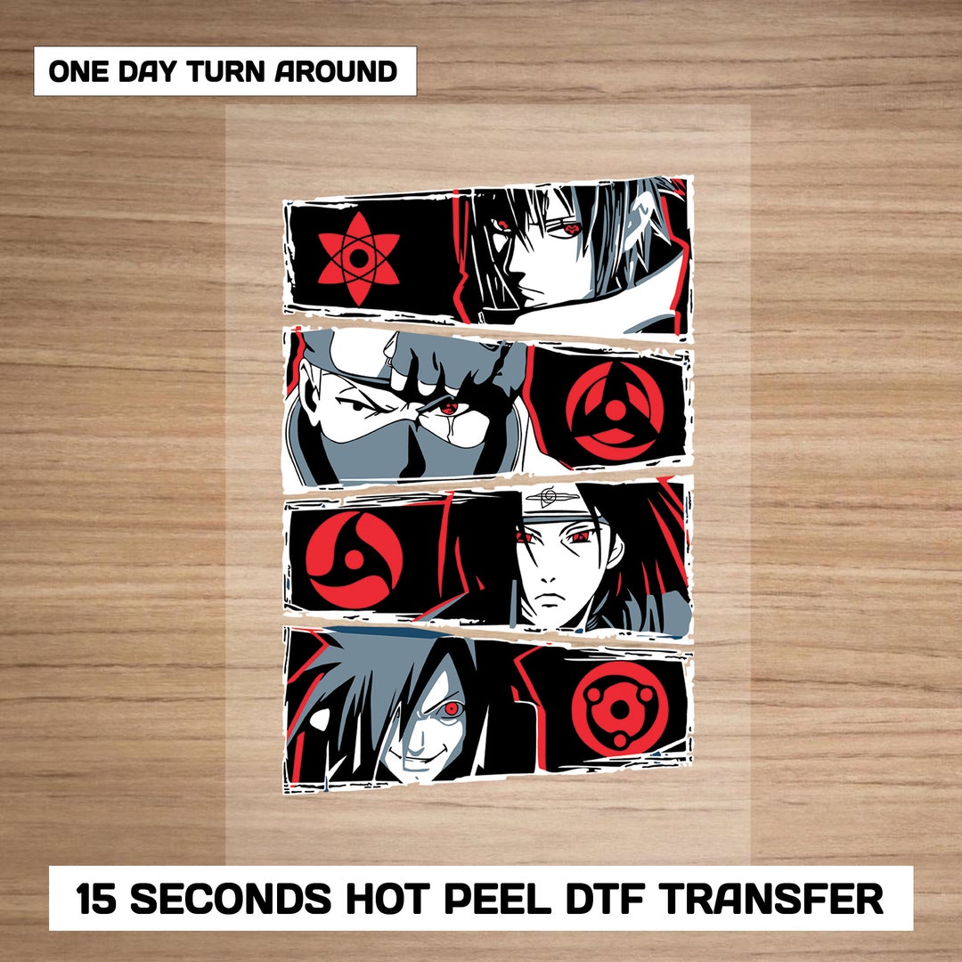 Anime DTF Transfer Anime Tshirt Design Iron on Transfer Dtf Transfer ...