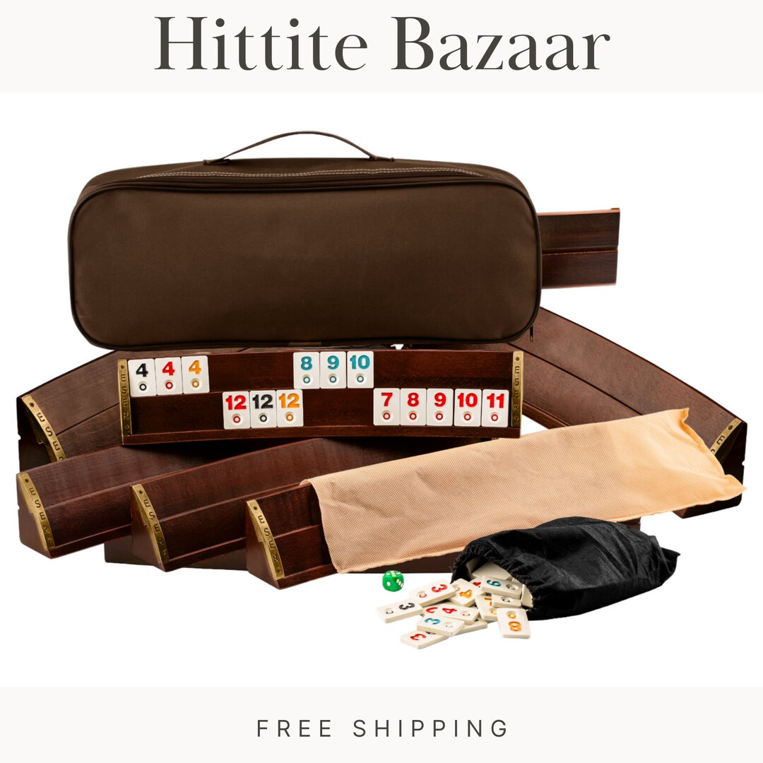 Personalized Wooden Oval Rummy Cube Set Rummikub Game Oval - Etsy