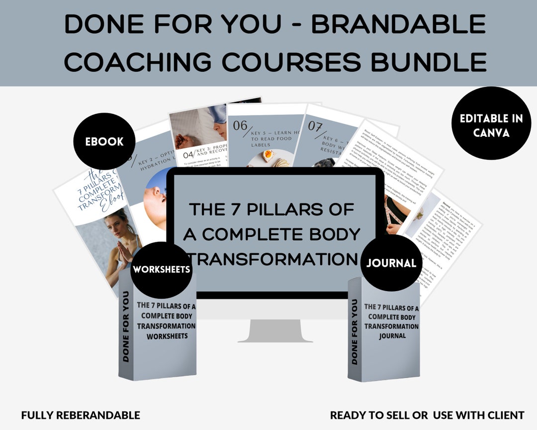 Done for You 7 Pillar of A Complete Body Transformation - Etsy