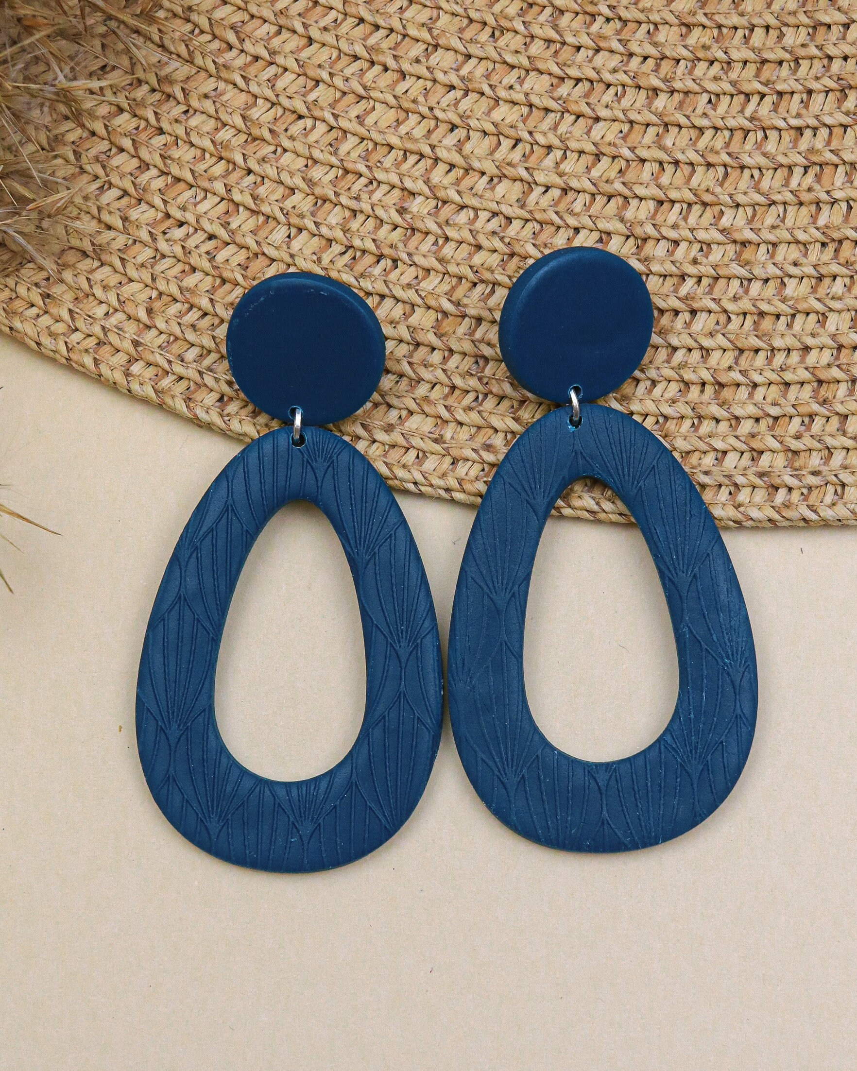 Vintage Style Retro Earrings 60s Earrings, 70s Earrings Green Drop ...