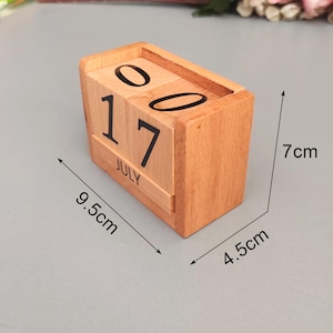 Personalized Wooden Calendar Block Set: Milestone Date Cubes - Etsy