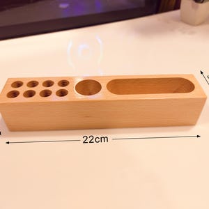 Personalized Doctor Gift: Engraved Wood Desk Organizer With Caduceus - Etsy