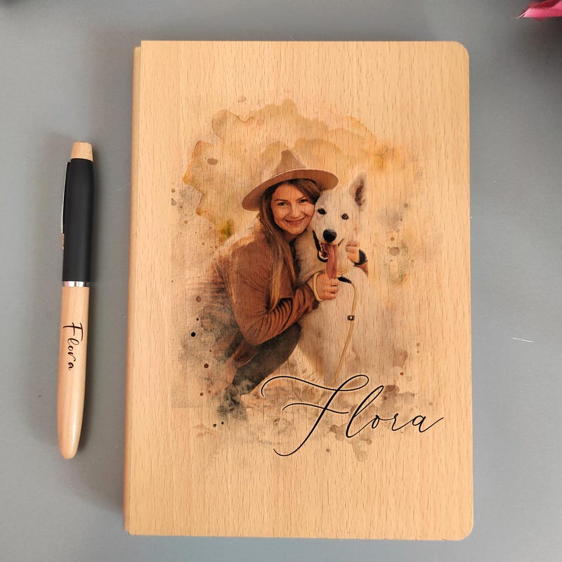 Wood Notebook - Etsy