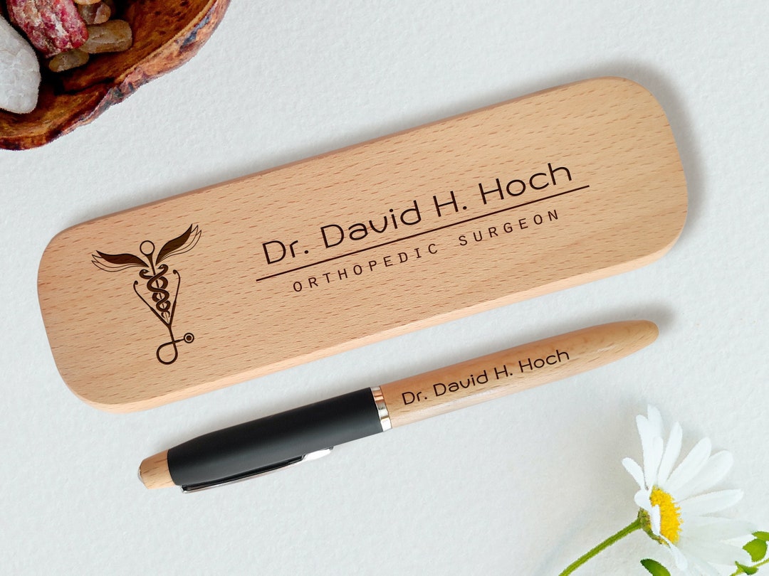 Personalized Doctor Pen With Case Box - Custom Medical Professional ...