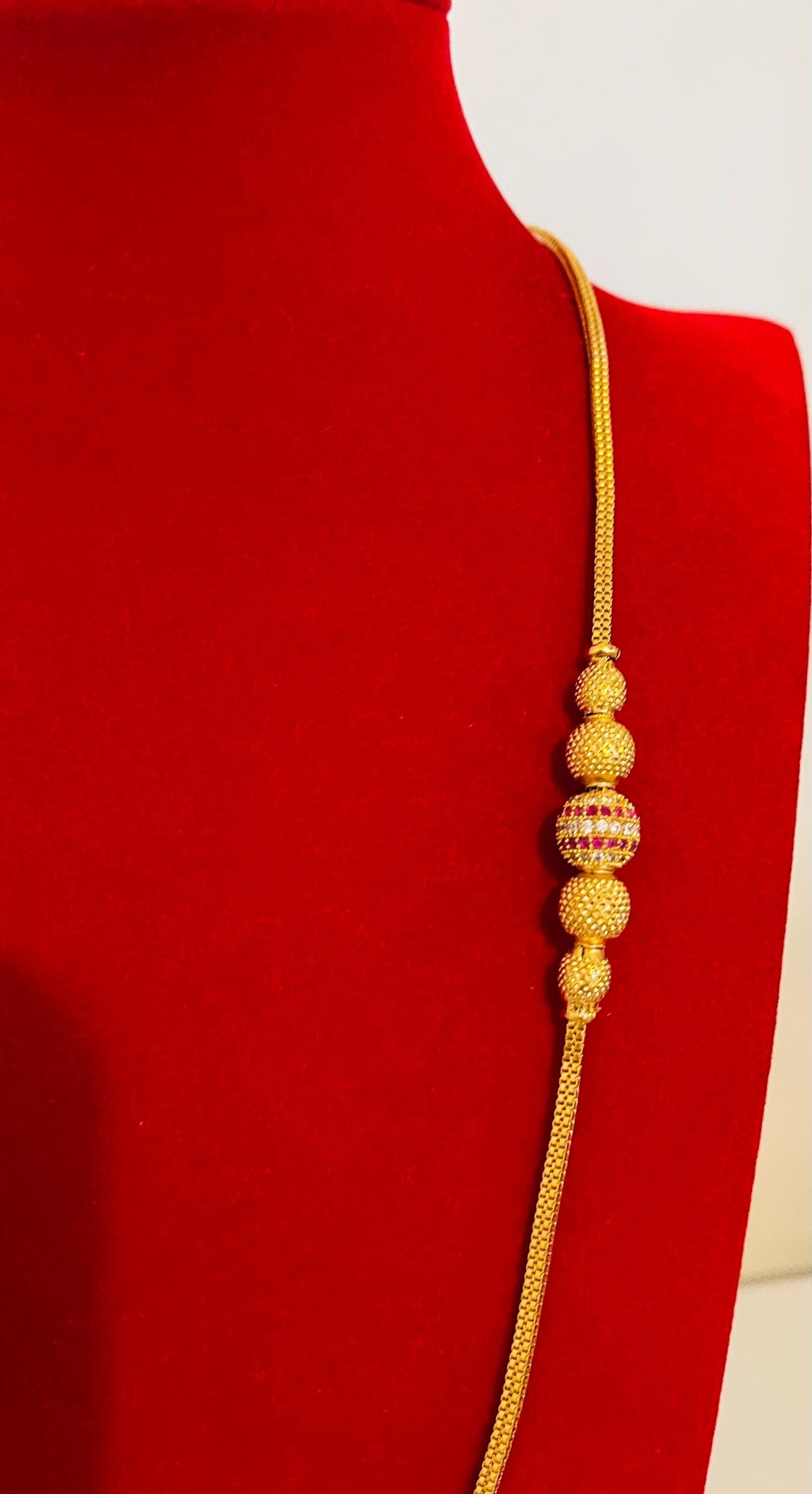 South Indian Mugappu Chain/ Thali Chain - Etsy